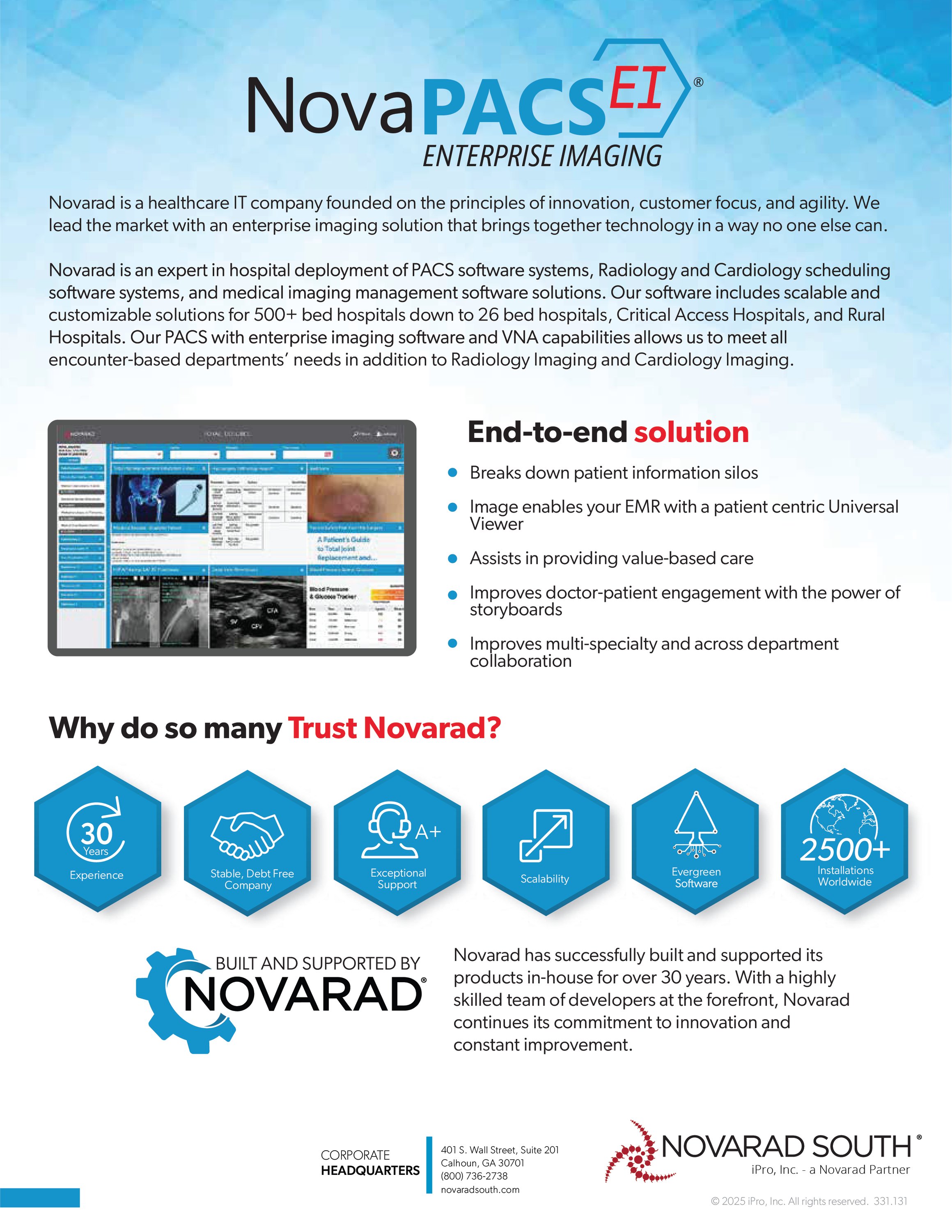 NovaPACS with Enterprise Imaging